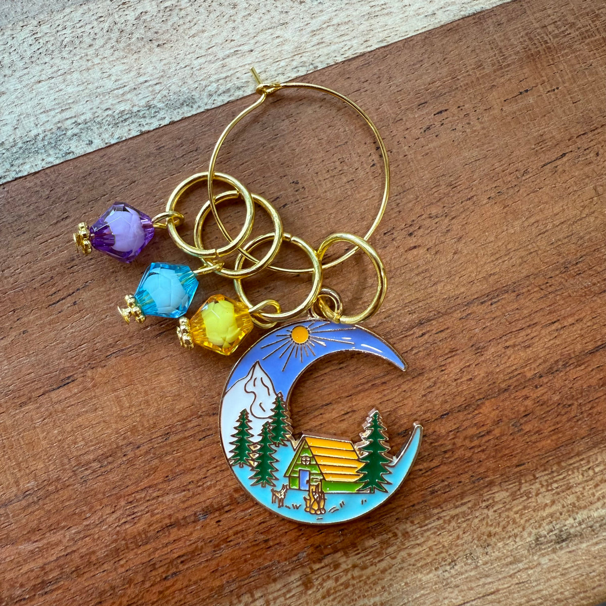 Log Cabin Stitch Markers – Little Bow Fibre Company