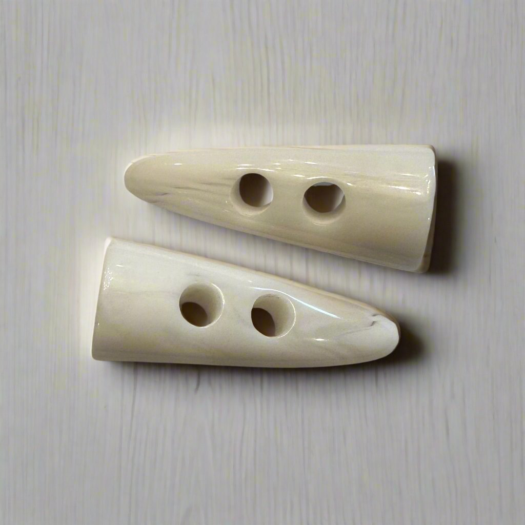 Imitation Horn Toggle Buttons – Little Bow Fibre Company